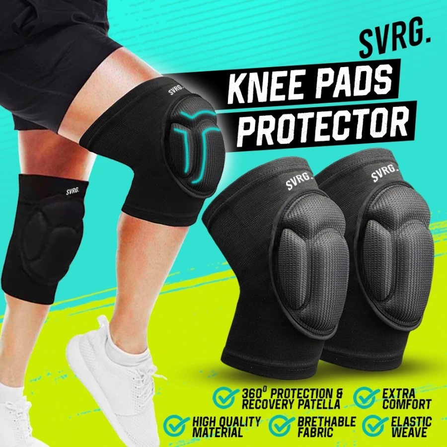 Jual SVRG. Knee Pads Protector - Knee Support Patella Pad - Deker Lutut ...