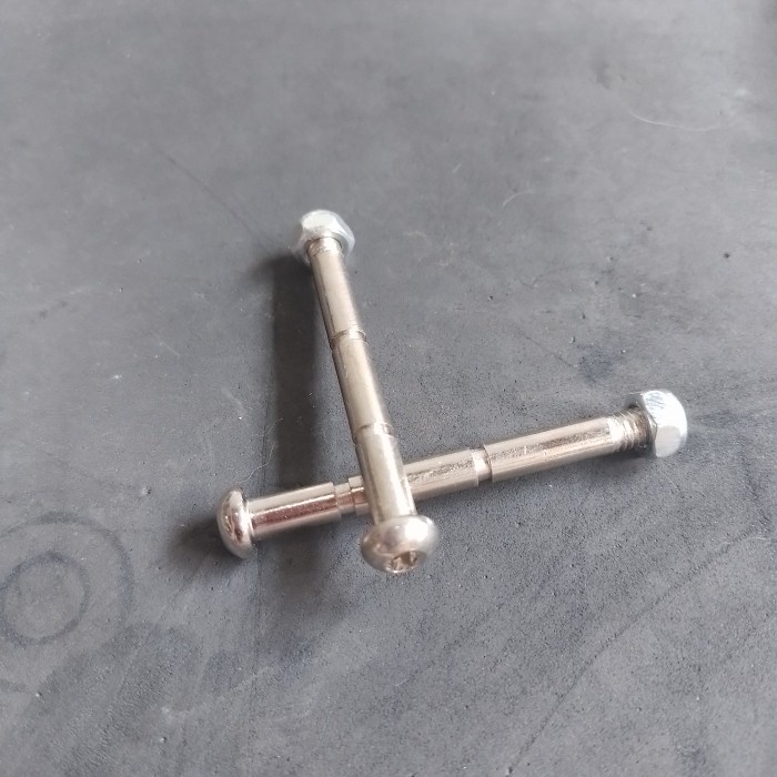 Jual Baut L Mur 10 Lock Panjang 65mm x 8mm Crome | Shopee Indonesia