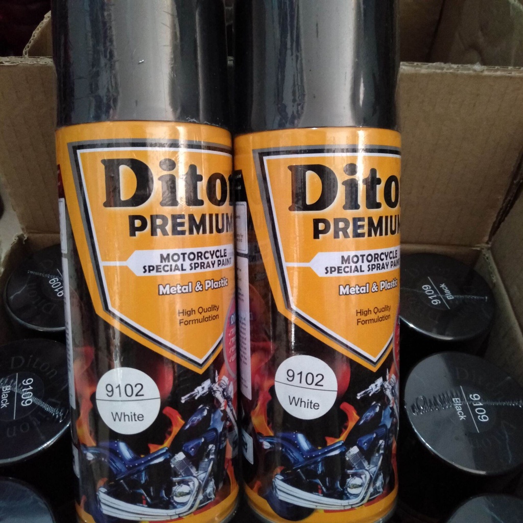 Jual Pilok Pilox Cat Diton Premium White 9102 putih dasar putih Tahan ...