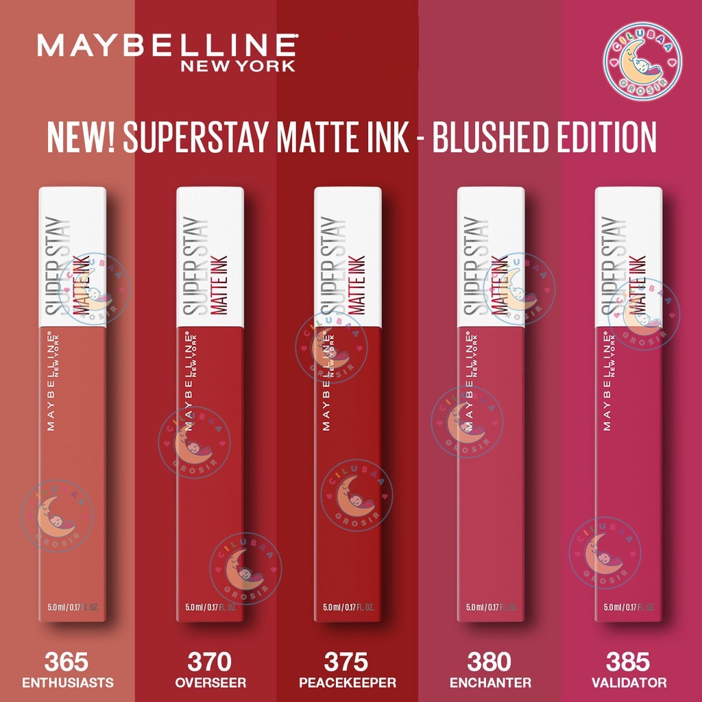 Jual Maybelline Super Stay Matte Ink Lipcream CITY || Rogue Reds ...