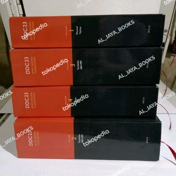 Jual Buku DEWEY DECIMAL CLASSIFICATION DDC 23 VOL 1,2,3 DAN 4 | Shopee ...