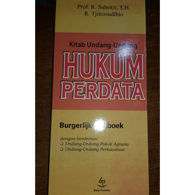 Jual Kitab Undang-undang Hukum Perdata BW | Shopee Indonesia