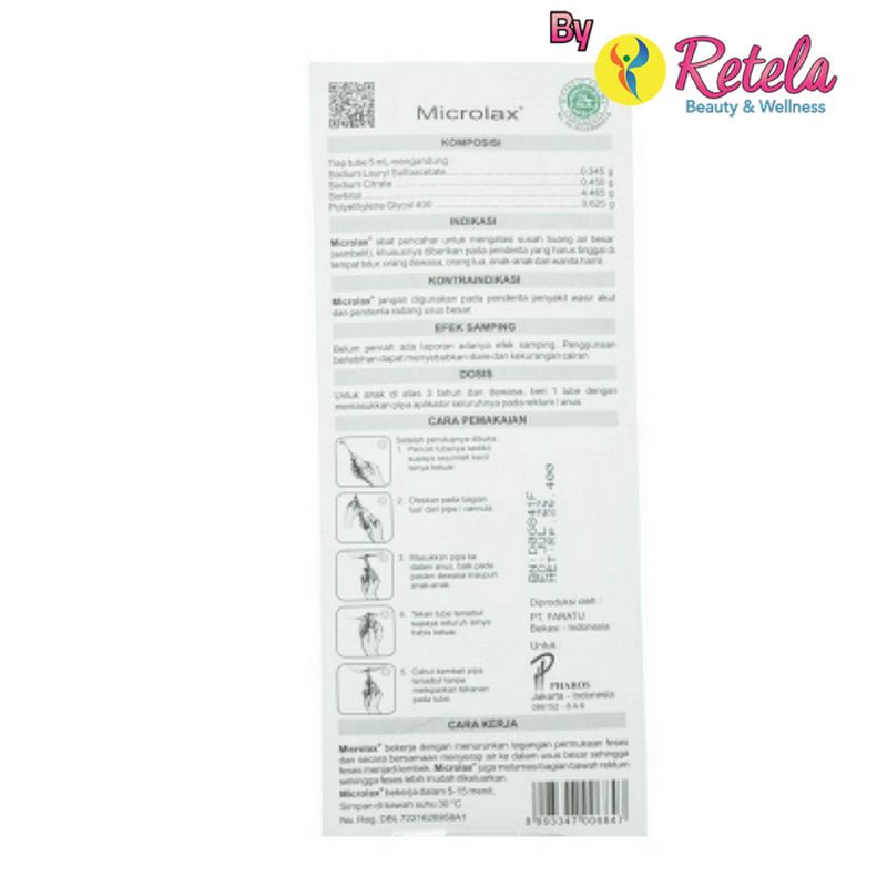 Jual MICROLAX GEL OBAT PENCAHAR 5ML | Shopee Indonesia
