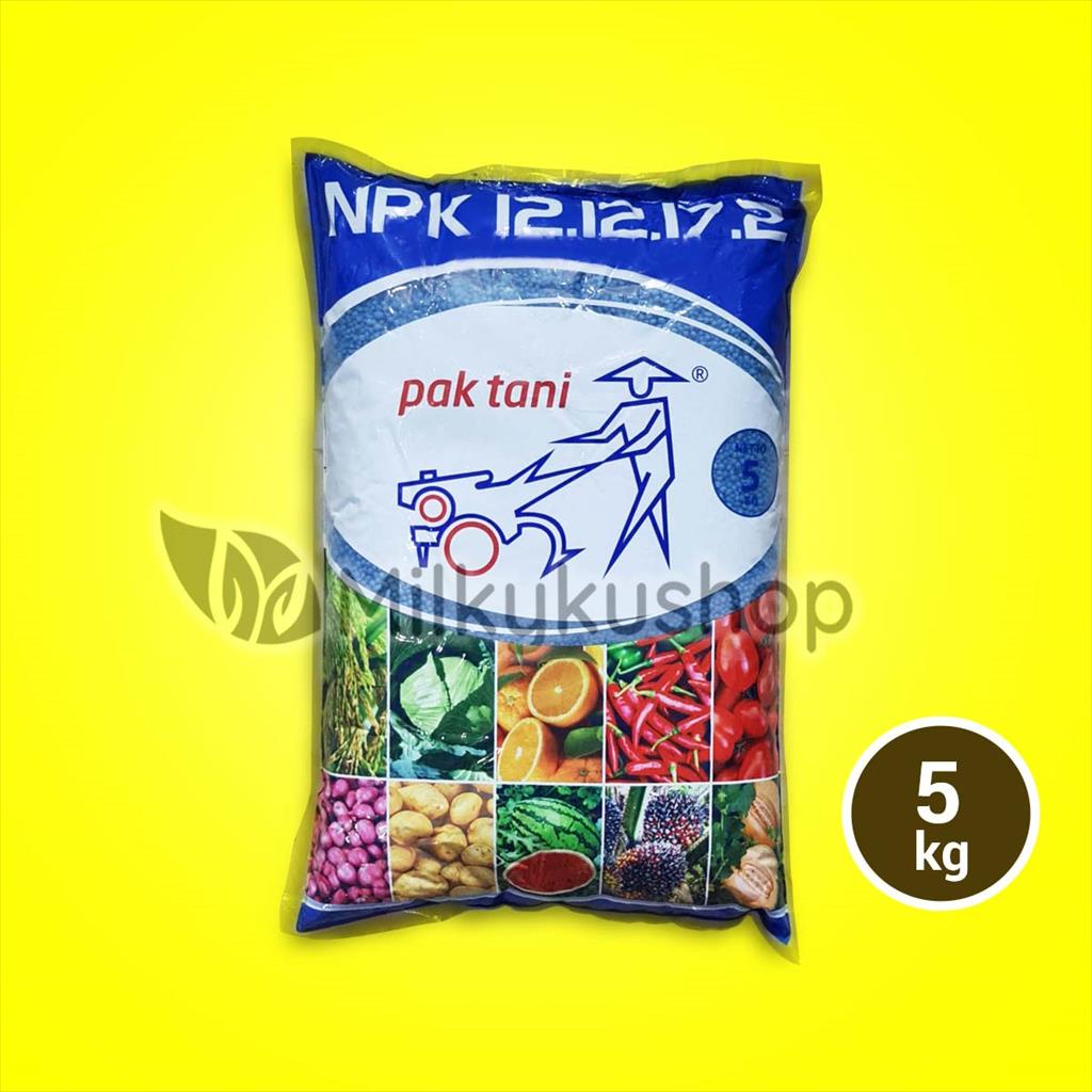 Jual PUPUK PAK TANI NPK 12 12 17 2 ISI 5 KG KEMASAN PABRIK | Shopee Indonesia