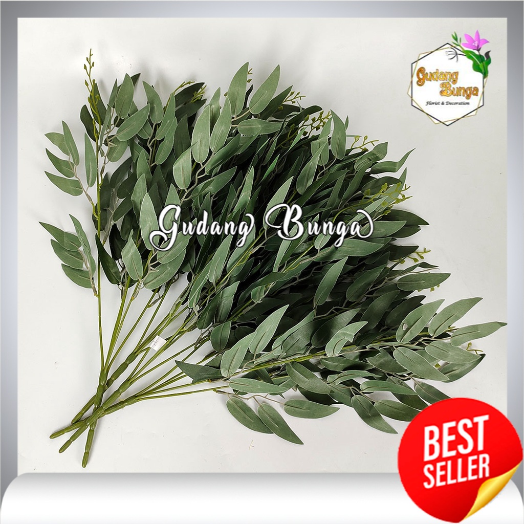 Jual Daun Willow Cabang 5 - tanaman hiasan import murah - hiasan ...