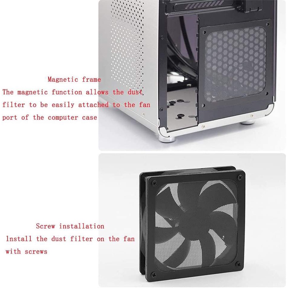 Jual Dust Filter Fan Magnetic Kasa Penyaring Debu Casing PC Komputer ...