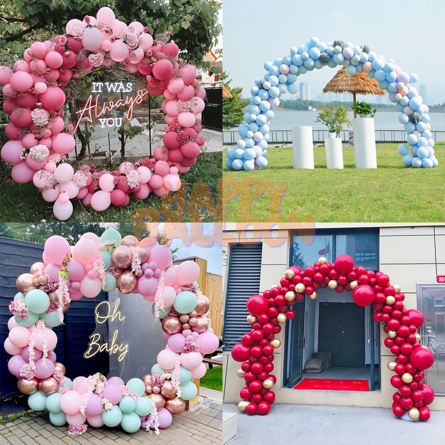 Jual HappyBalloon Standing Balon Gapura Setengah Bulat dan Bulat 6 ...