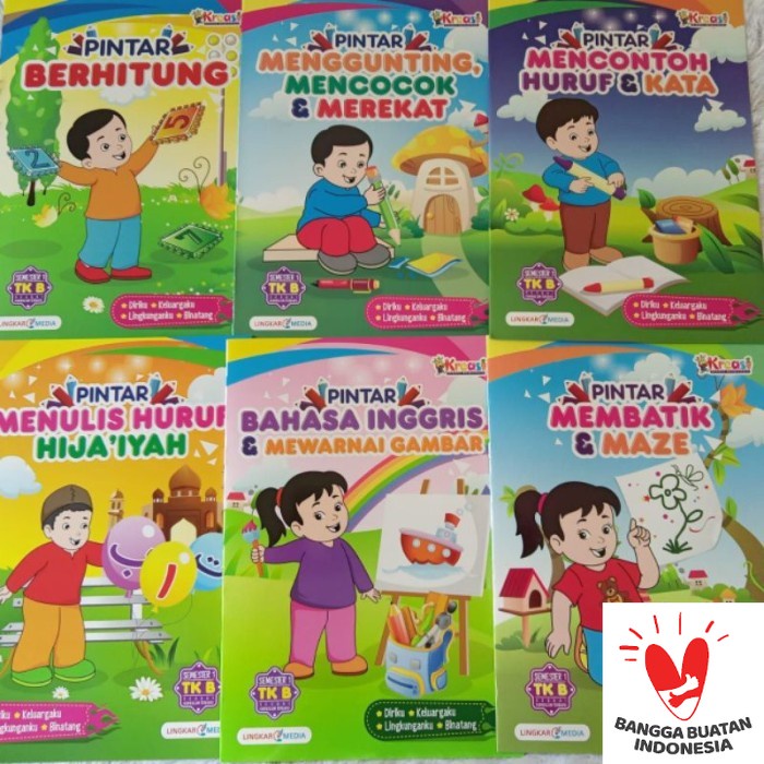 Jual Buku Berlatih TK B-Berhitung Mencocok Menggunting Merekat Menulis ... Jual Buku Berlatih TK B-Berhitung Mencocok Menggunting Merekat Menulis ...