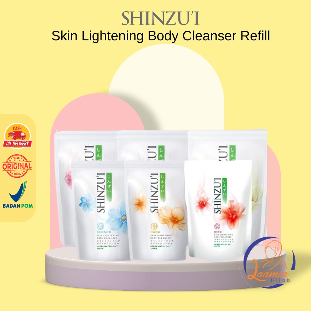 Jual Shinzu'I Skin Lightening Body Cleanser Refill 200Ml- 420Ml | Sabun ...