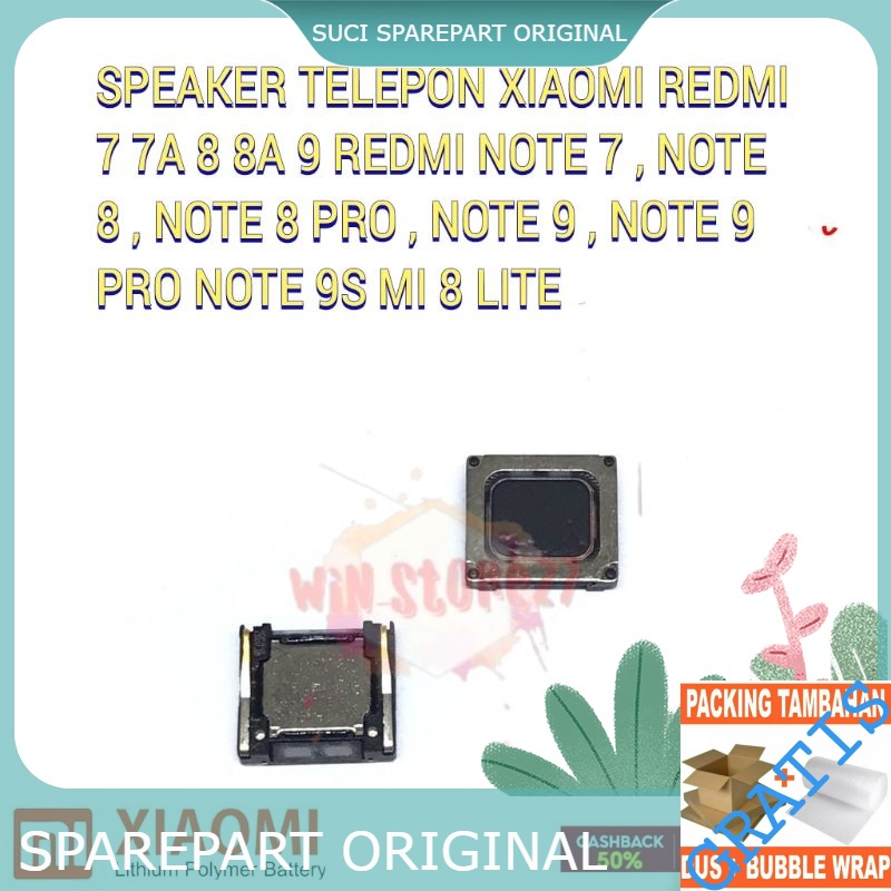 Jual SPEAKER TELEPON XIAOMI REDMI 7 7A 8 8A 9 REDMI NOTE 7 , NOTE 8 , NOTE 8 PRO , NOTE 9 , NOTE ...