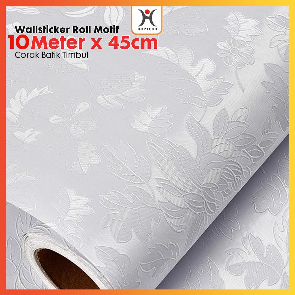 Jual Wallsticker Roll Motif Batik Sultan 8 Meter x 45 cm Wallpaper Dinding Sticker Premium ...