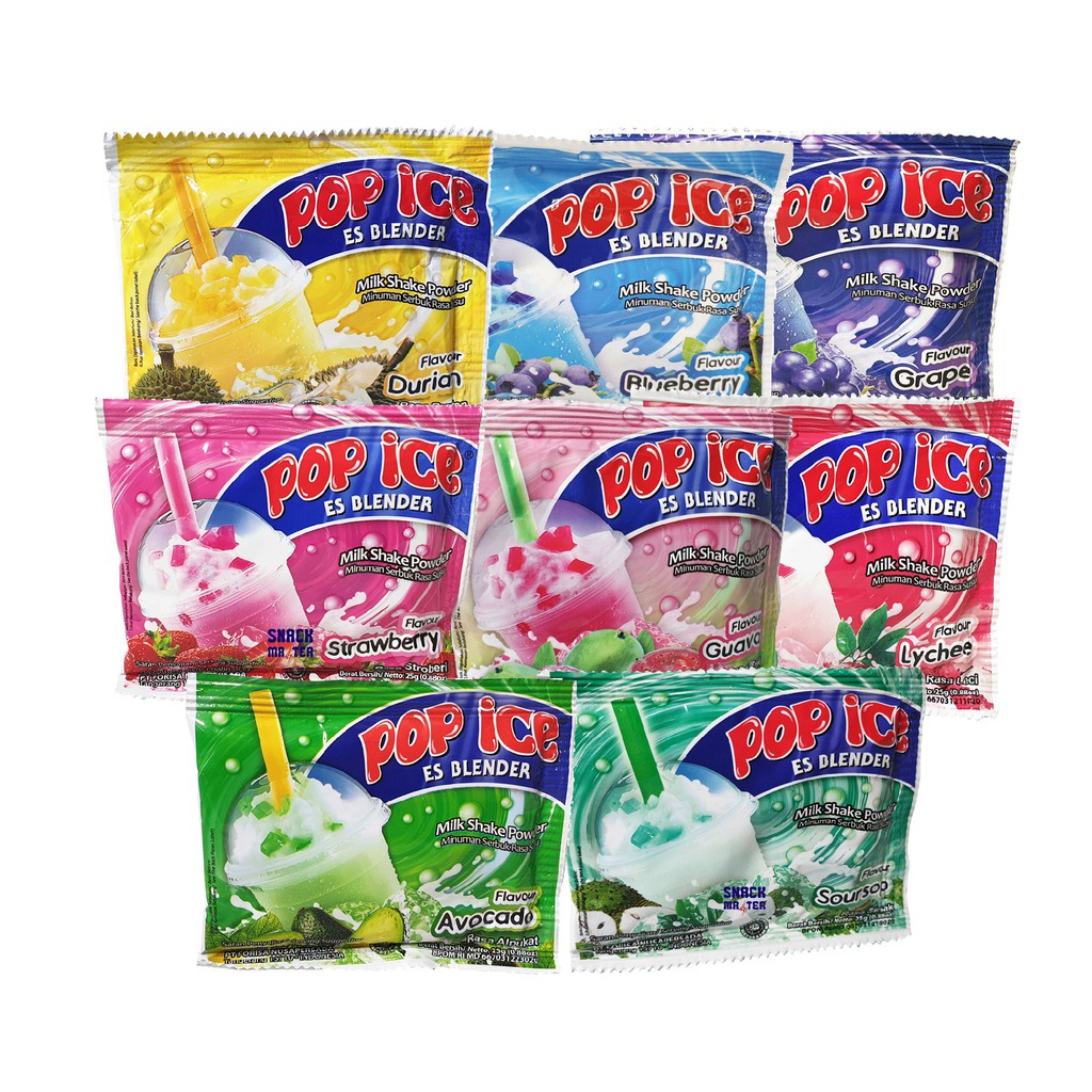 Jual POP Ice Blender - Netto 10 Bks x 25 gr | Shopee Indonesia