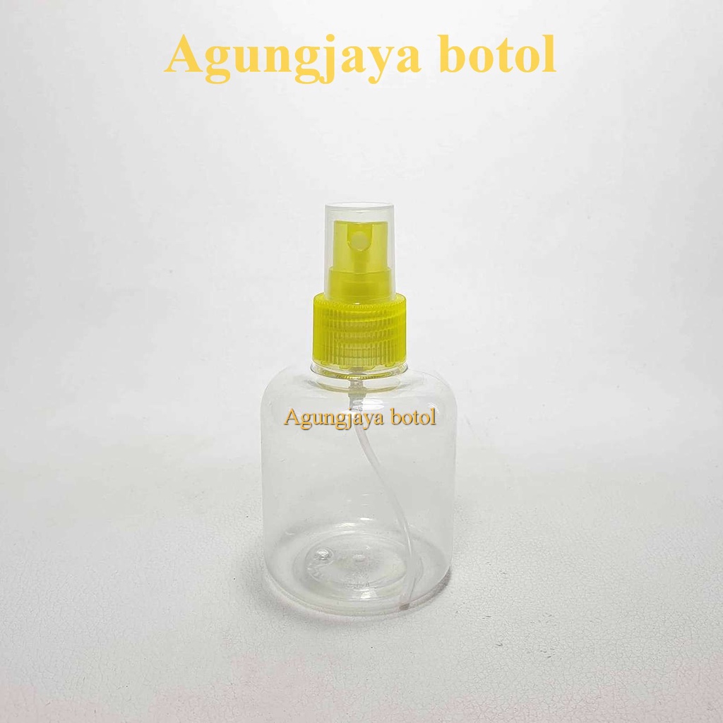 Jual Botol Pet 150 ml BR Pendek Natural Tutup Spray / Botol Plastik ...