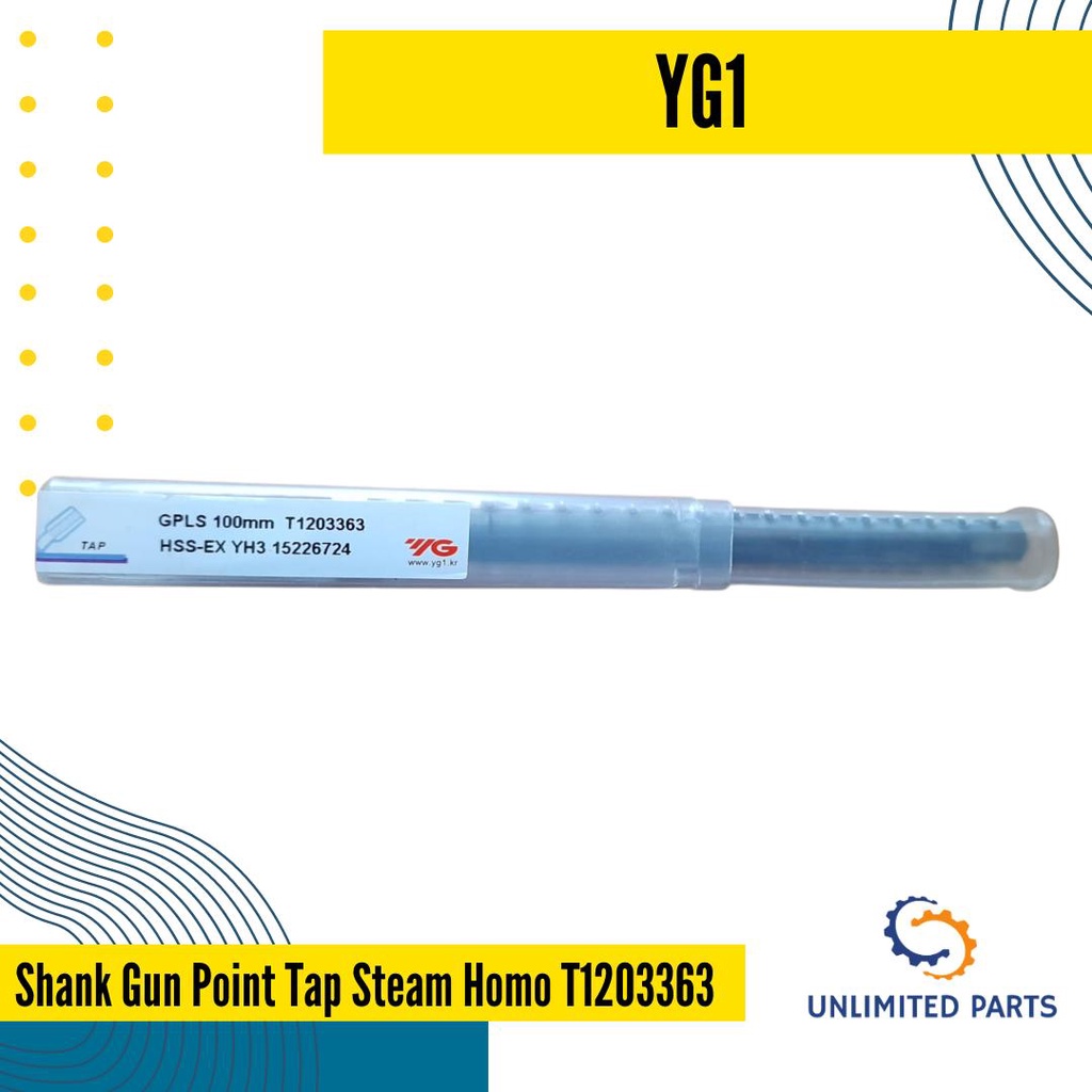 Jual YG1 HSS EX Long Shank Gun Point Tap Steam Homo T1203363 | Shopee ...