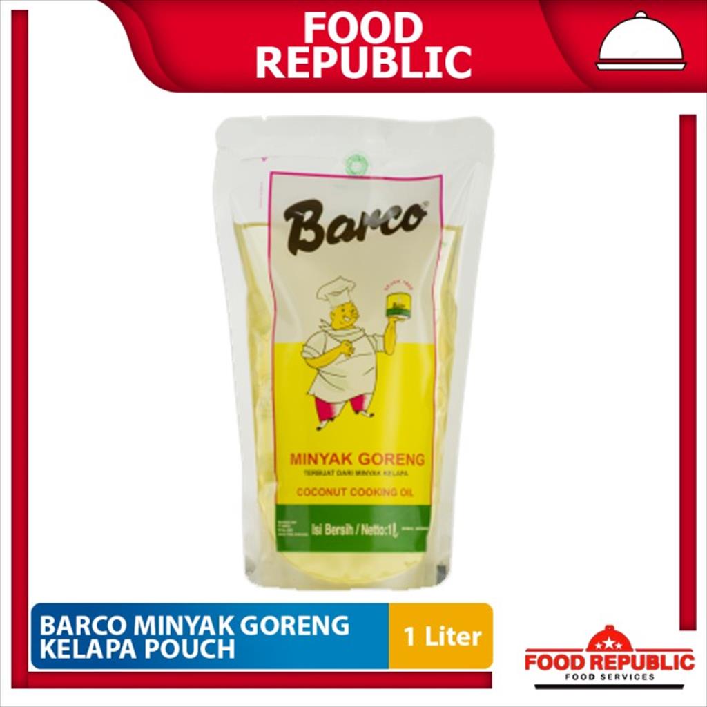 Jual Barco Minyak Goreng Kelapa Pouch 1 Liter Coconut Cooking Oil Halal ...