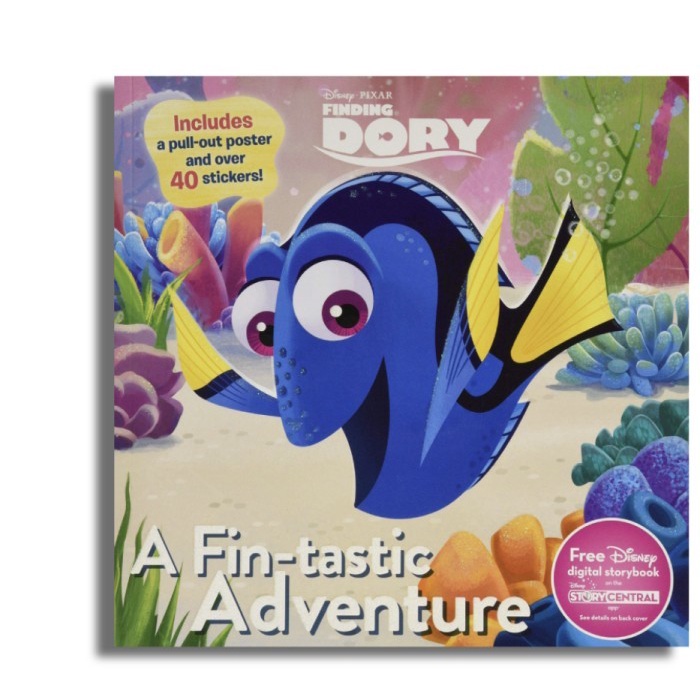 Jual Disney Pixar Finding Dory A Fin-Tastic Adventure Activity book ...