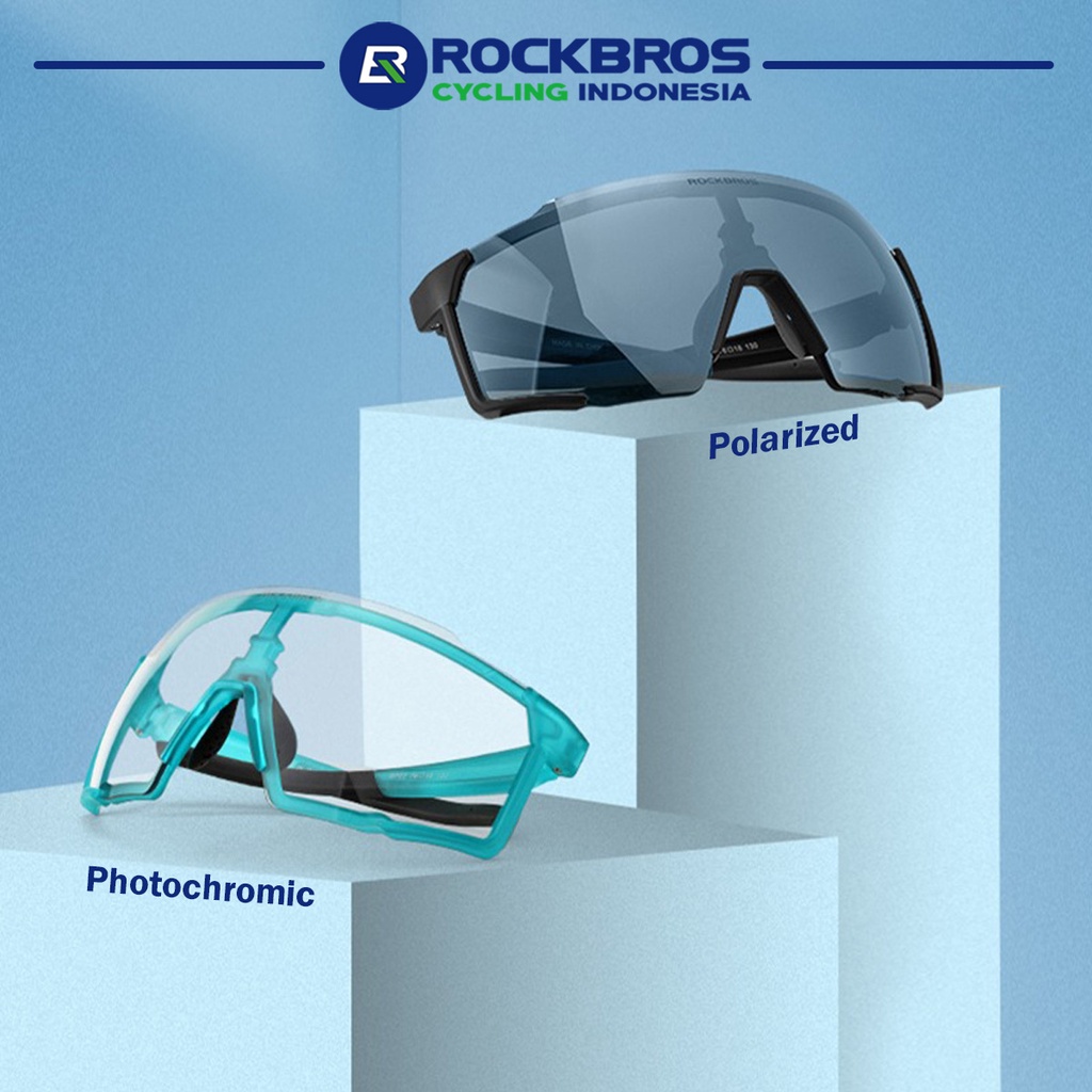 Jual ROCKBROS Kacamata Sepeda SP22 Photochromic Polarized Sunglasses | Shopee Indonesia