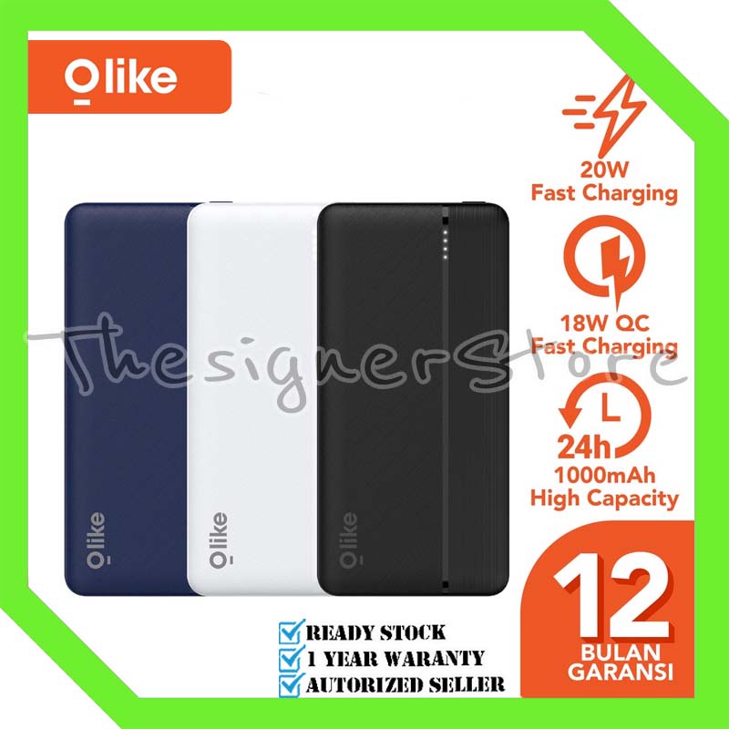 Jual Olike P1S Powerbank 10000 mAh Fast Charging 18W + Power Delivery ...