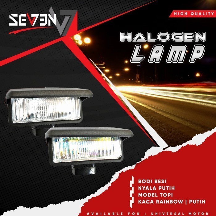 Jual Lampu Halogen Model Topi Universal Motor | Shopee Indonesia