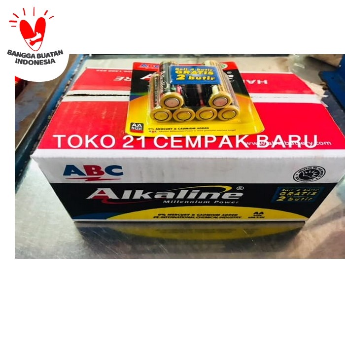 Jual Alkaline AA isi 4 PCS - 1 BOX isi 12 PACK | Batu Baterai Alkalin ...
