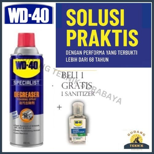 Jual WD-40 Specialist Fast Acting Degreaser 450ml / WD40 450ml | Shopee ...