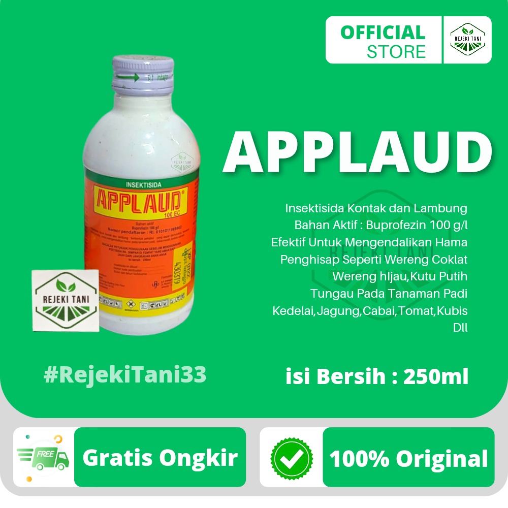 Jual Insektisida APPLAUD 100EC Cair 250ml Bersifat Menghambat ...