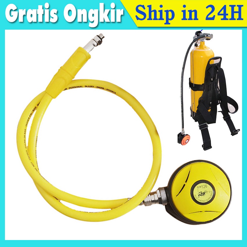 Jual Regulator Pernafasan Selam Mouth Piece Diving Kompresor Selang ...
