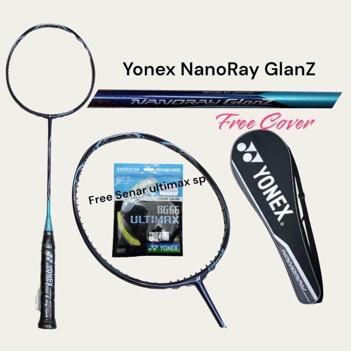 Jual Raket Batminton Yonex NanoRay GlanZ biru | Shopee Indonesia