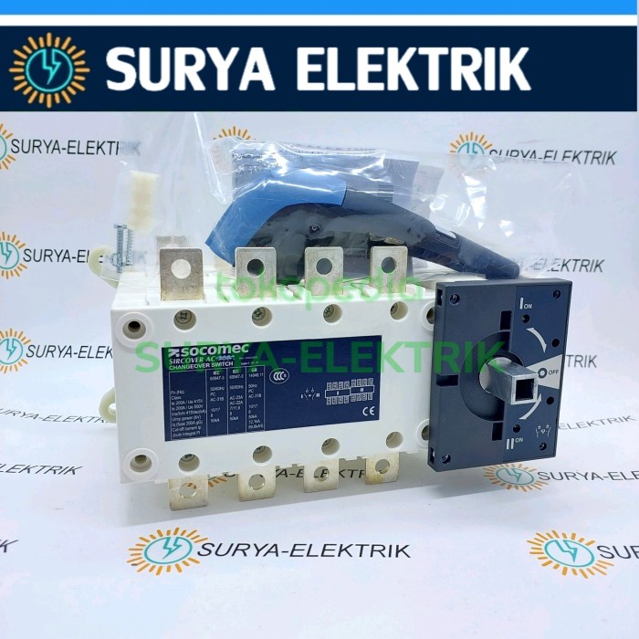 Jual COS SOCOMEC OHM SAKLAR SIRCOVER Manual 125A 160A 200A 125 160 200 A 4P - 125A | Shopee ...