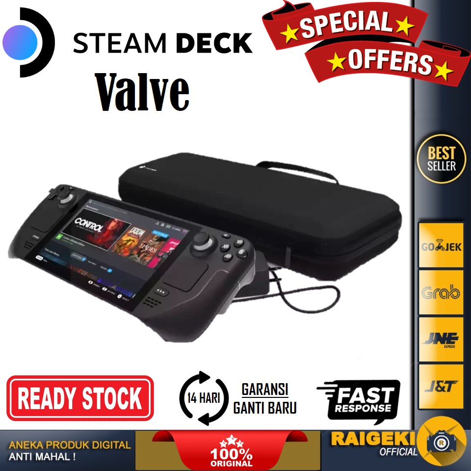 Jual Steam Deck Valve Handheld Gaming Portable 64GB 256GB 512GB ...