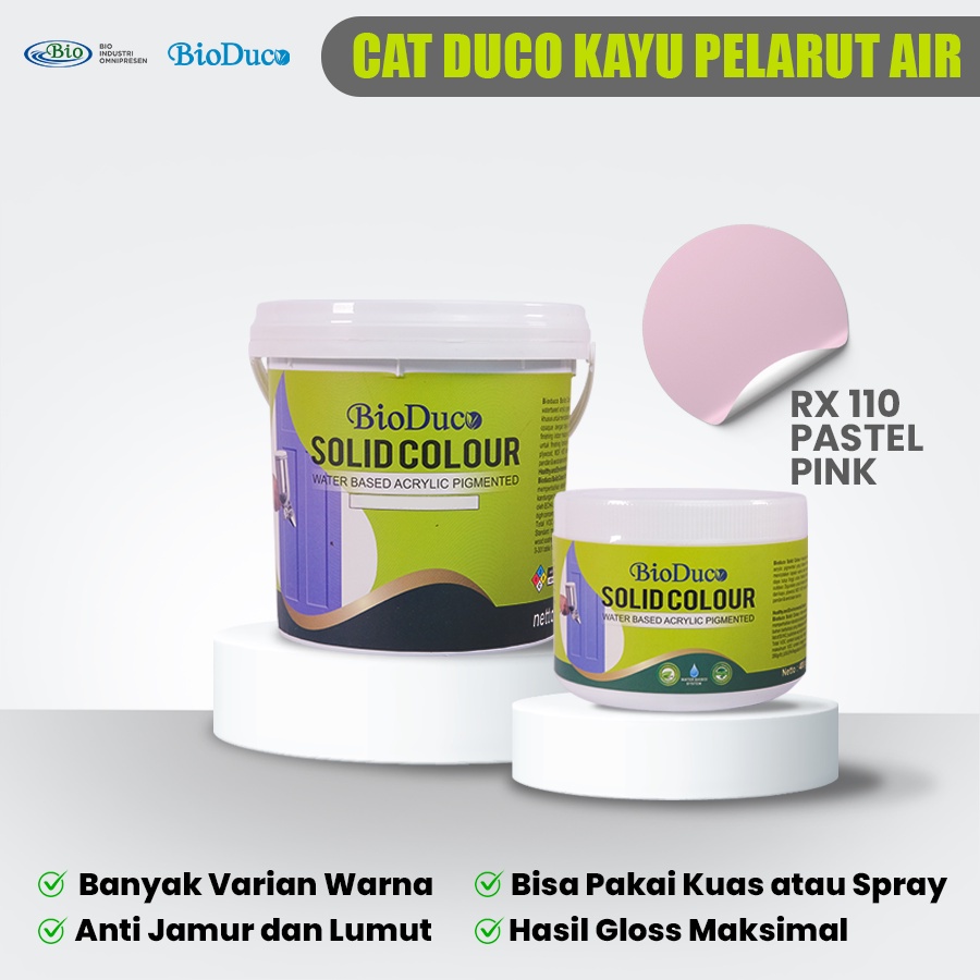 Jual Cat Pelapis Duco Warna Pink Bioduco Solid Colour 400g Pastel Pink ...