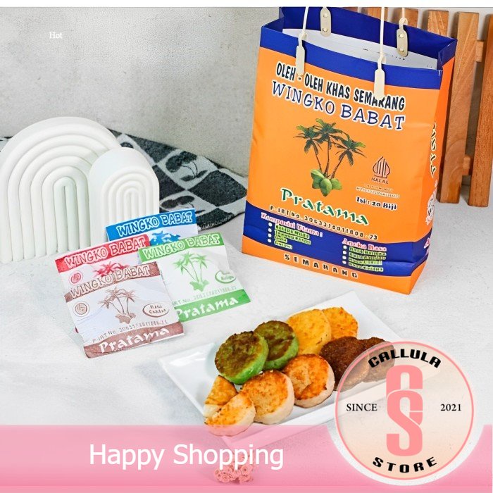 Jual Wingko Babat Pratama Aneka Rasa Vakum Oleh Oleh Khas Semarang CL01 ...