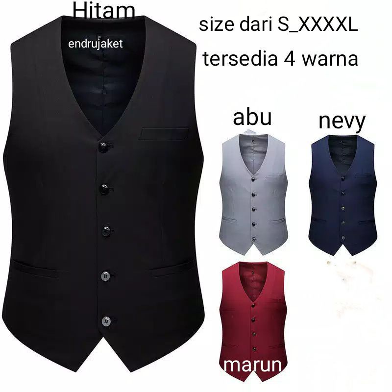 Jual BLZ FASHION - Rompi kerja pria /rompi ves't pria rompi kantoran ...