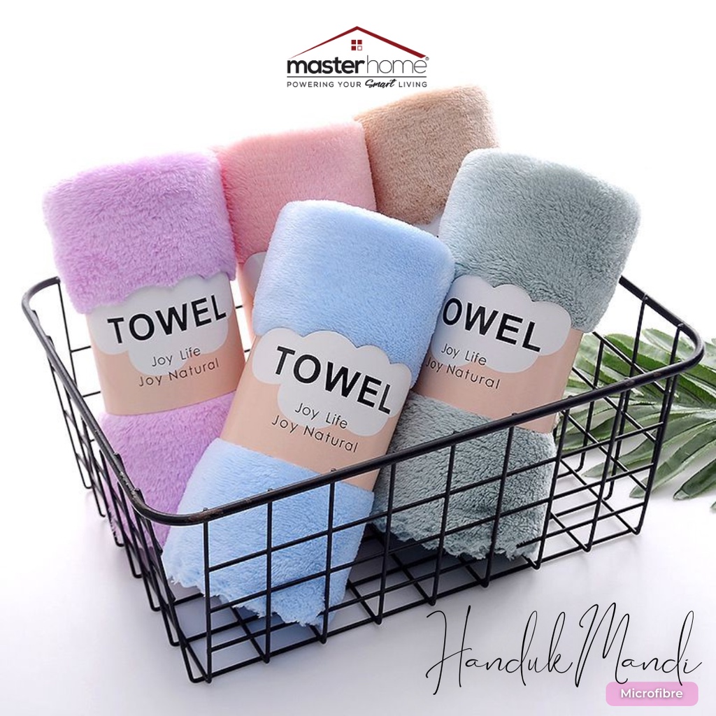 Jual Masterhome Handuk Mandi Towel Microfiber | Bulu Premium Handuk ...