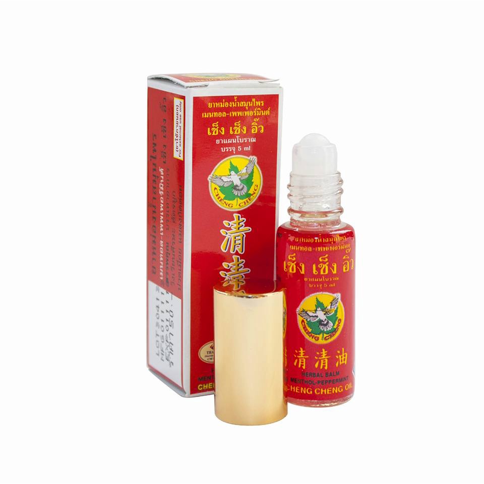 Jual Minyak Angin Thailand Cheng Cheng Oil 23ml And 5ml Herbal Oil Minyak Angin Serbaguna