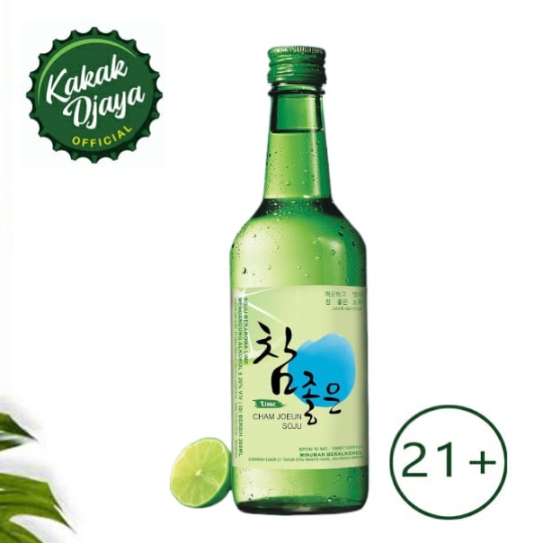 Jual Soju Chamjoeun Lime 360 ml Botol joeun original Cham Lime | Shopee ...