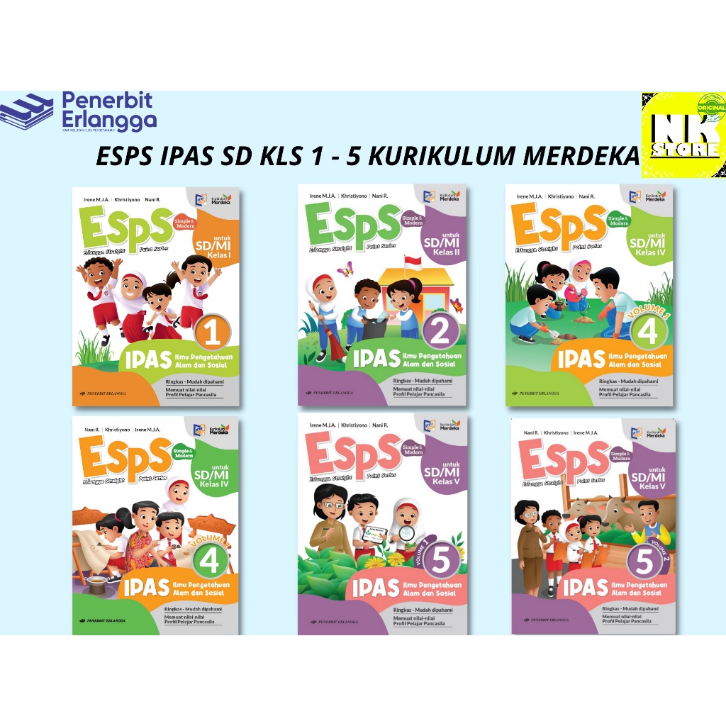 Jual ESPS IPAS MERDEKA SD KLS 1 - 5 | Shopee Indonesia