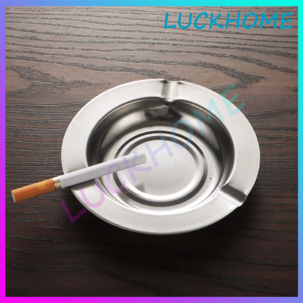 Jual ASBAK STAINLESS BULAT TEMPAT ABU ROKOK MANGKOK ROKO STAINLES ...