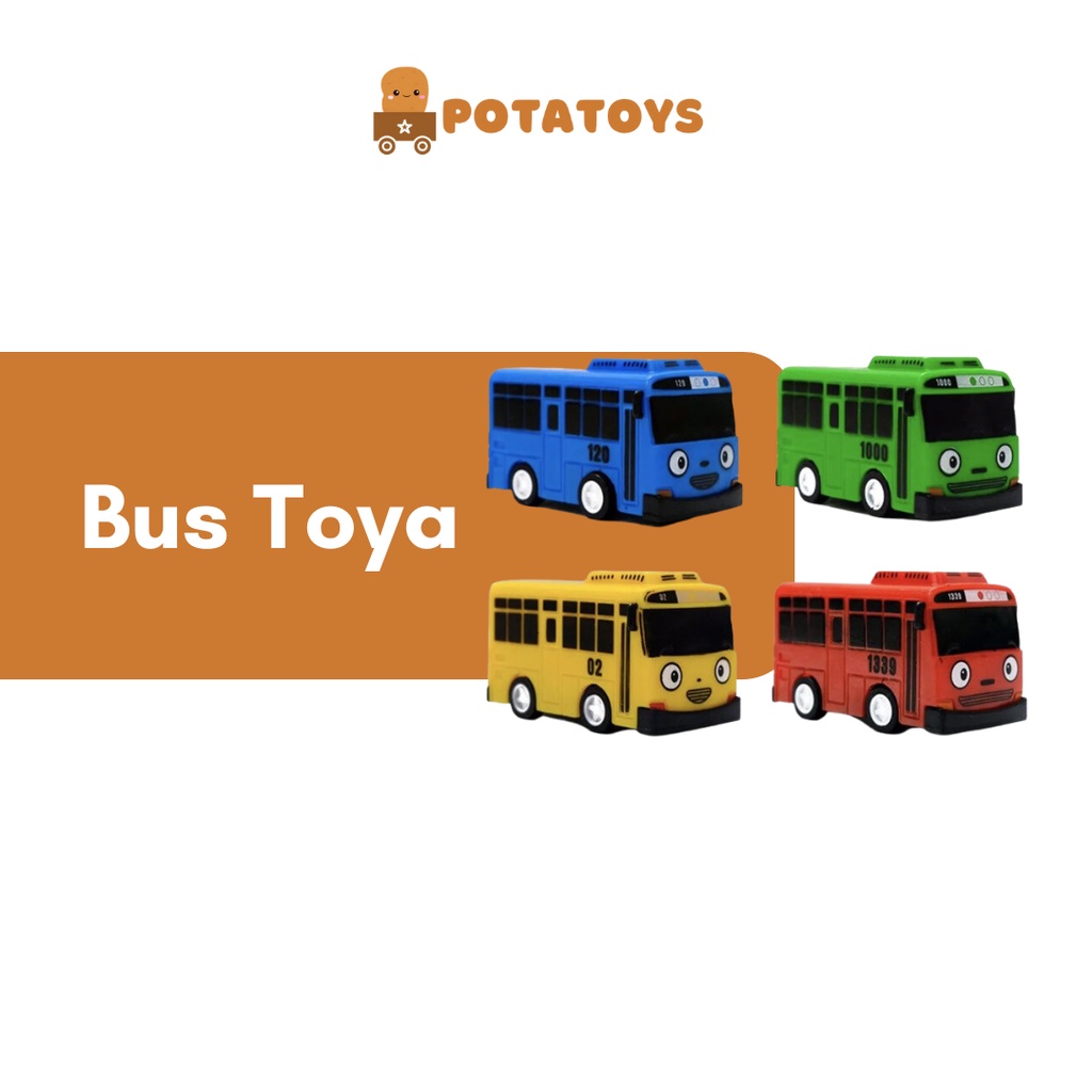 Jual [ POTATOYS ] Mainan Anak Bus Tayo Set / Go Go Toya Bus / Tayo Bus ...