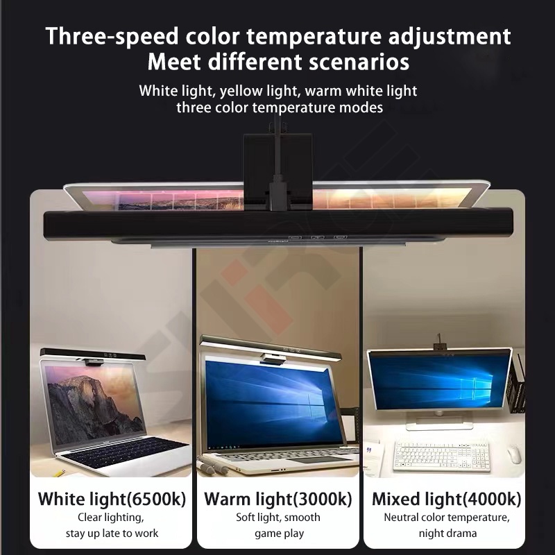 Jual SUIRGE Monitor Light Bar Laptop Adjustable Reading Light Computer ...