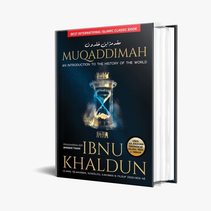 Jual Buku Muqaddimah Ibnu Khaldun Original - Terjemah Kitab Muqadimah ...