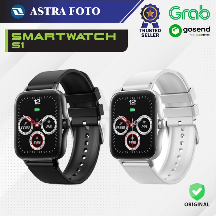 Jual Smartwatch S1 Jam Tangan Sport Digital Support IOS Android - Black ...