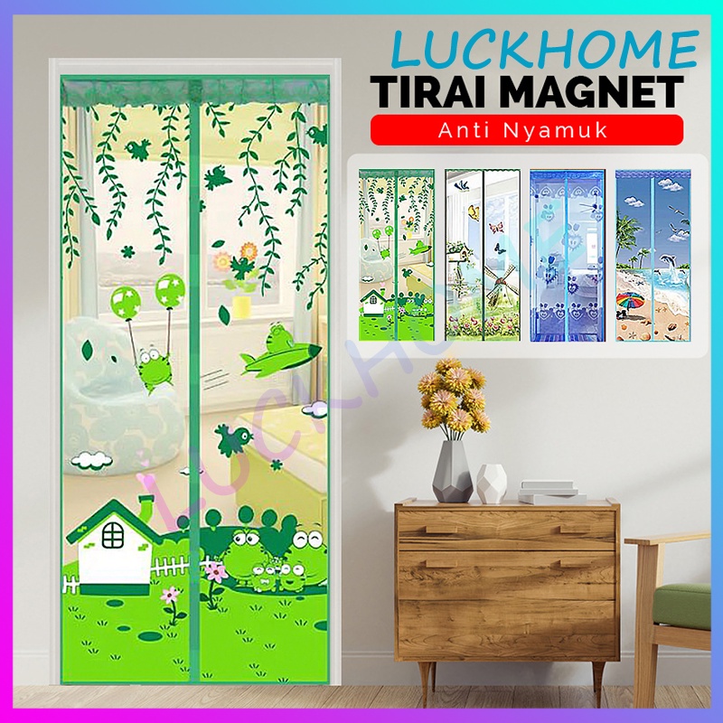 Jual Tirai Magnet Mesh Anti Nyamuk 90x210cm Gorden Magnet Anti Nyamuk ...