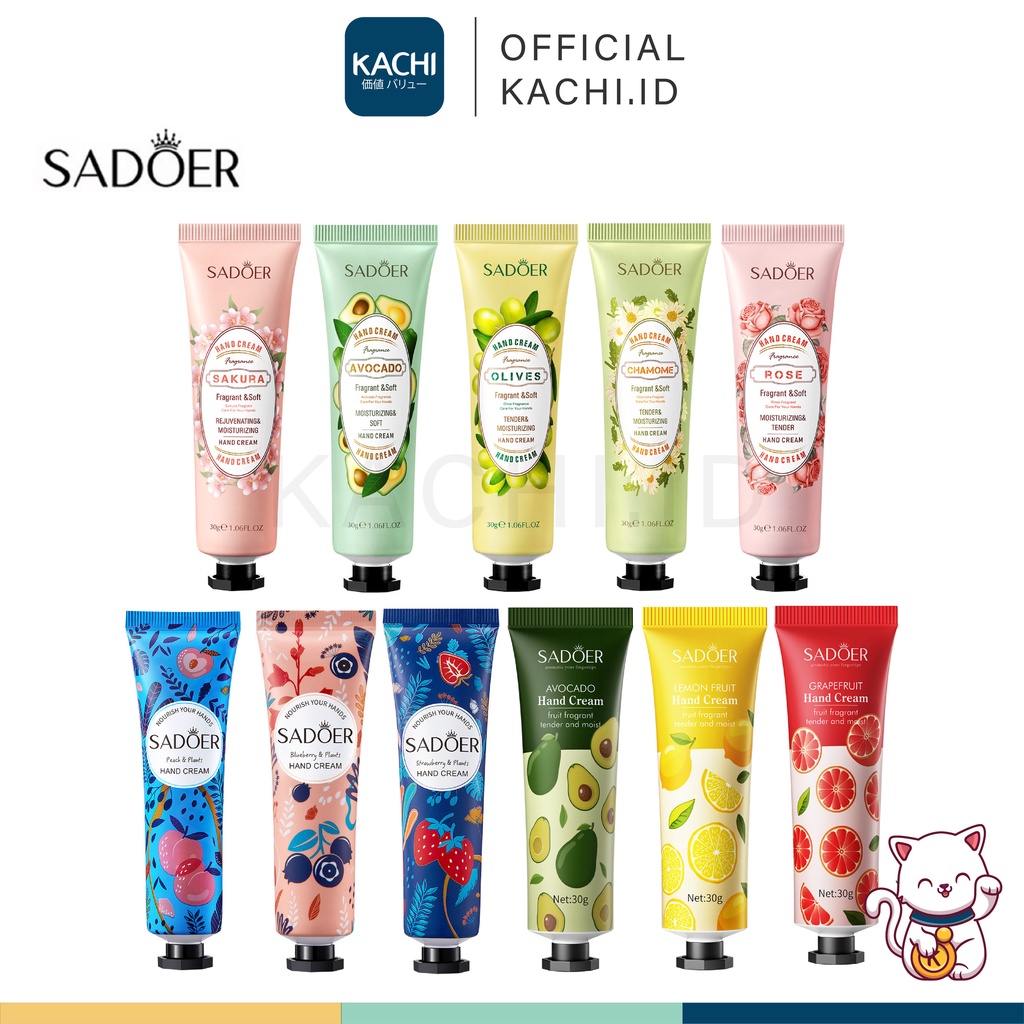 Jual KACHI - SADOER Hand Cream Soft Lotion Moisturizing Harum Alami ...