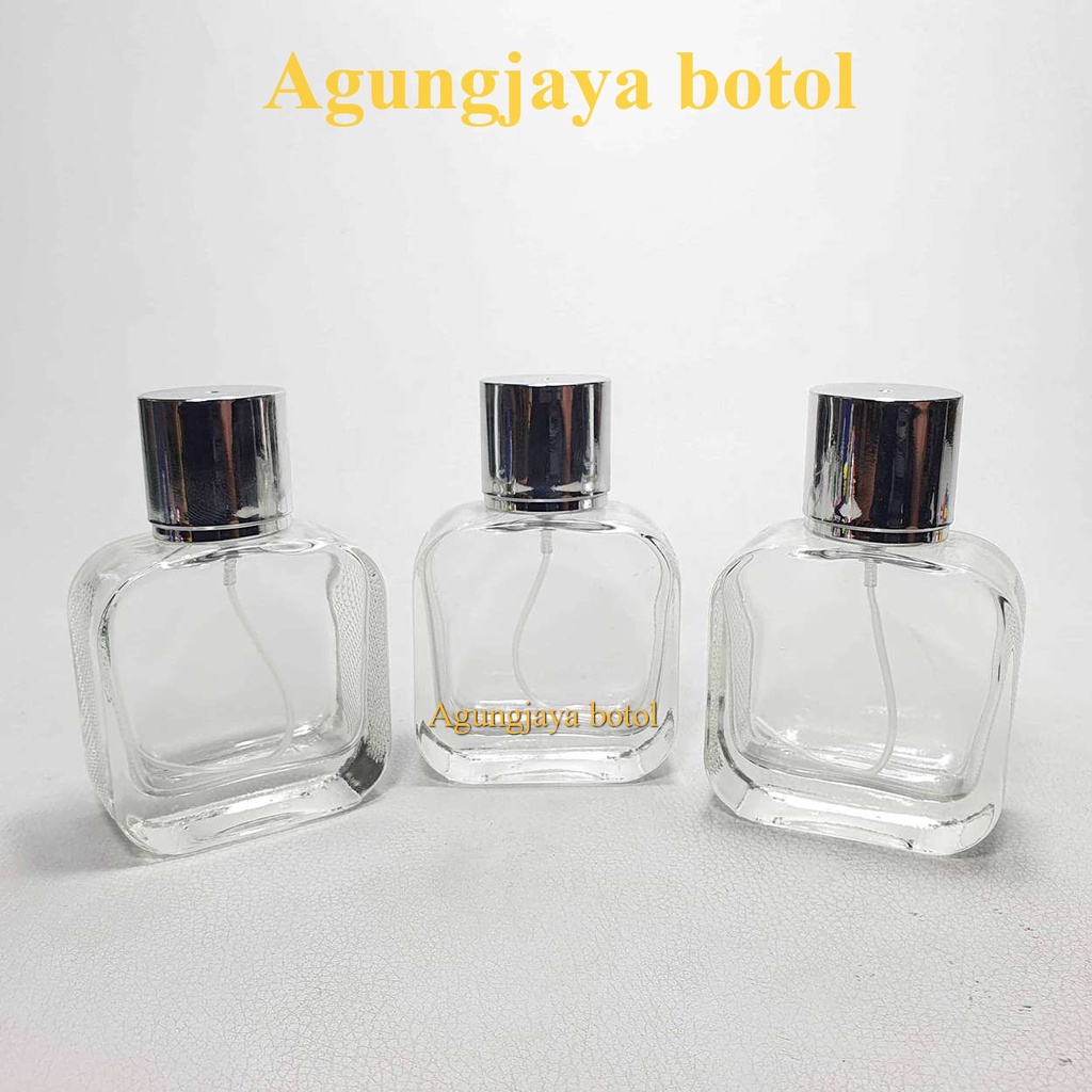 Jual Botol Parfum Lacoste 50ML Drat Silver / Botol Parfum Kosong ...