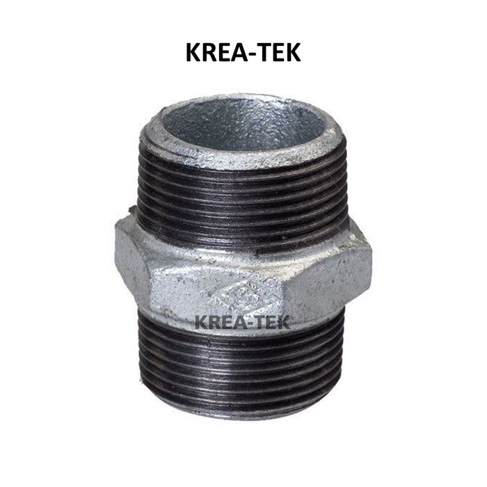 Jual Double nipple / doubel nepel 2 inch drat besi hitam nipel neple | Shopee Indonesia