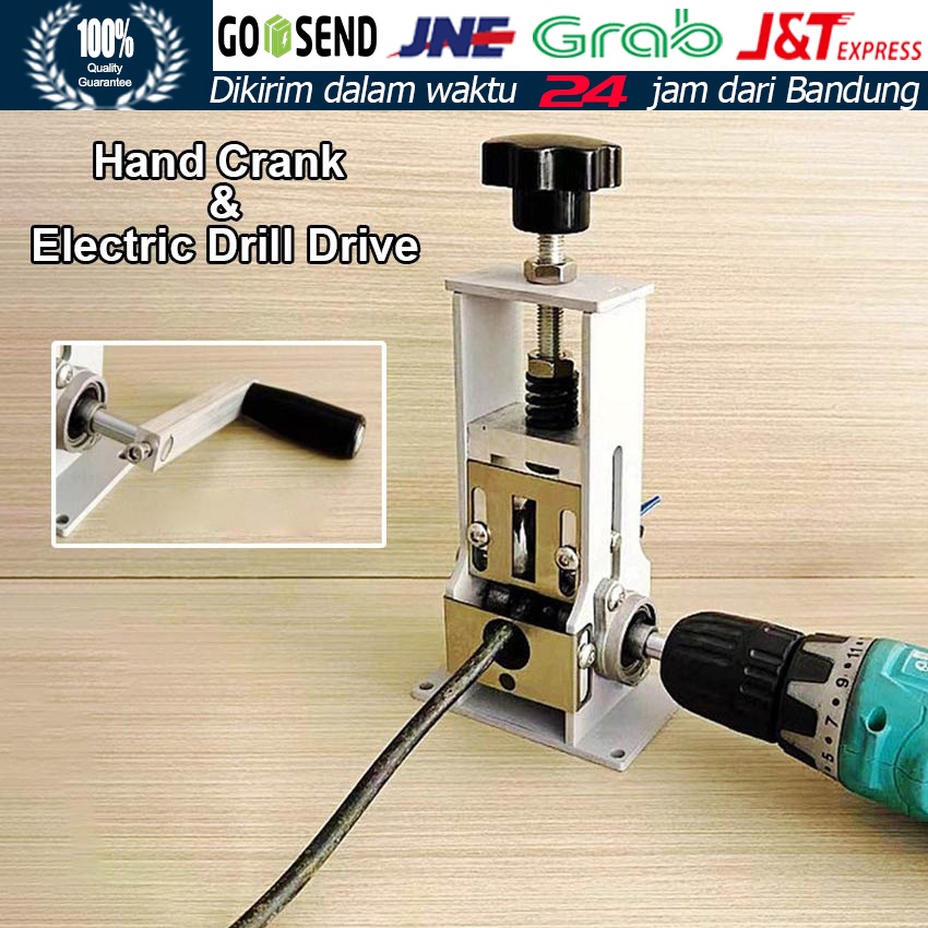 Jual Alat Pengupas Kabel Bor Listrik Manual Dual Purpose / Kupas Kabel ...