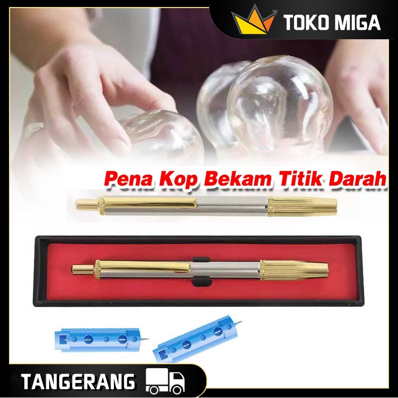 Jual Pen Bekam Stainless Steel / Pena Runcing Lancing Darah | Shopee ...