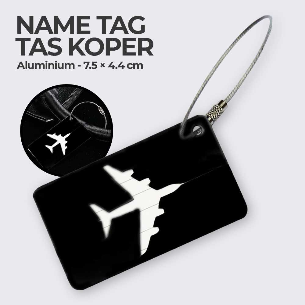 Jual COD Name Tag ID Card Untuk Tas Koper Umroh Estetik Aluminium ...