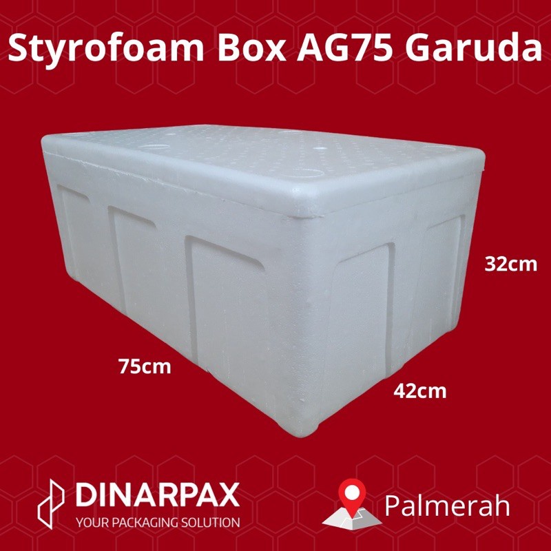 Jual Styrofoam Box AG75 GARUDA HARD / AG 75 / CARGO / IKAN / DINARPAX ...